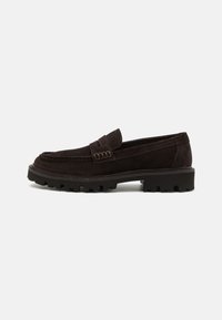 BOSS JULYO - Slip-ons - dark brown - Zalando.co.uk