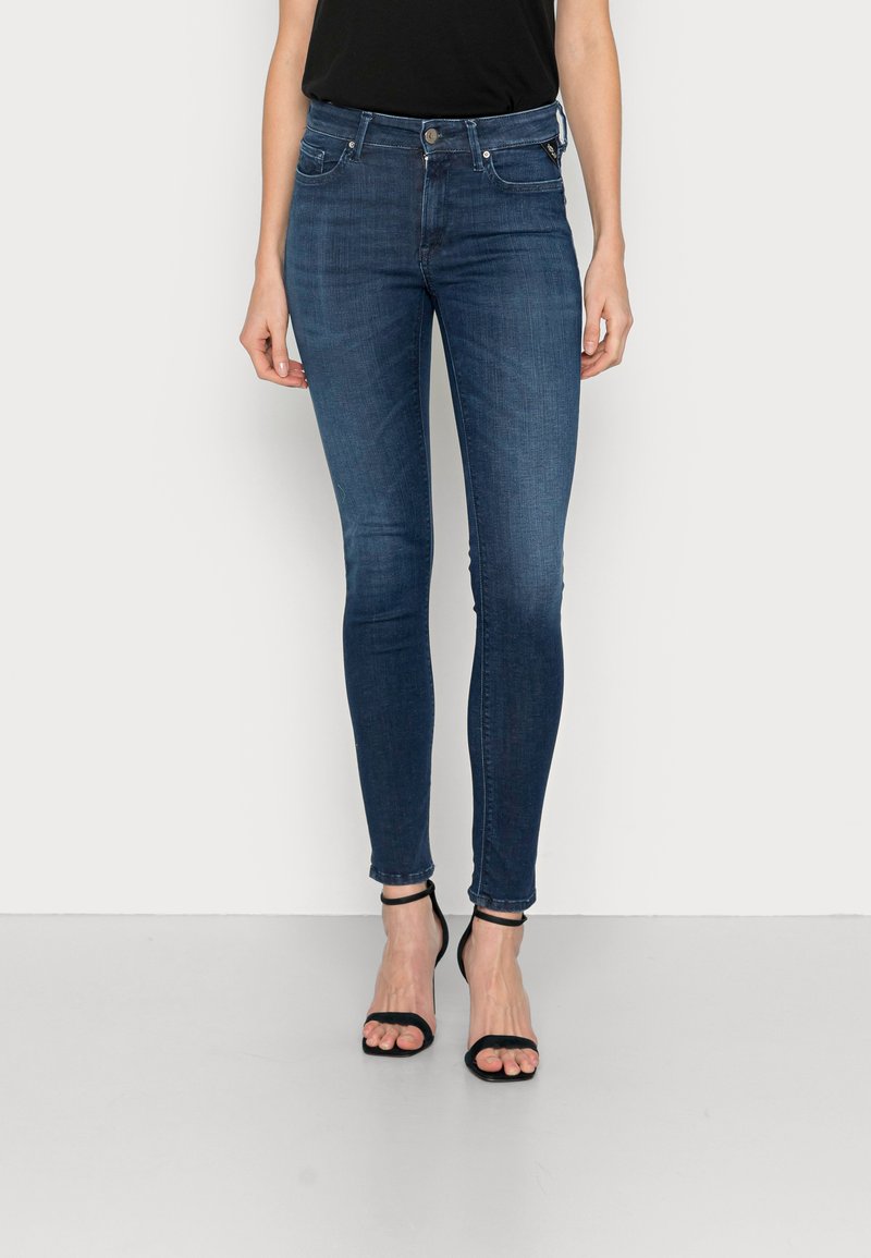 Replay LUZIEN HYPERFLEX CLOUD - Jeans Skinny Fit - dark blue/blu scuro ...
