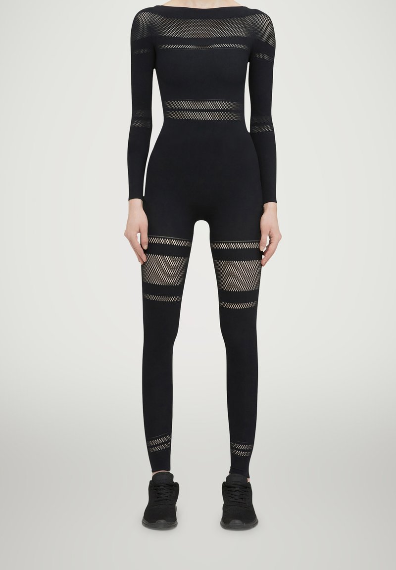 Wolford NET LINES - Jumpsuit - black - Zalando