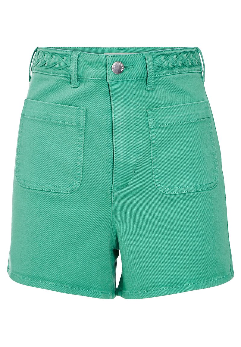 Cache Cache GERADE GESCHNITTENE - Denim shorts - vert/green - Zalando.de