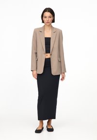 PULL&BEAR BASIC - Blazer - stone/stein - Zalando.de