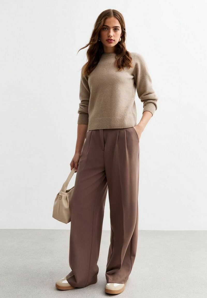 New Look CREW NECK - Jumper - mink/beige - Zalando