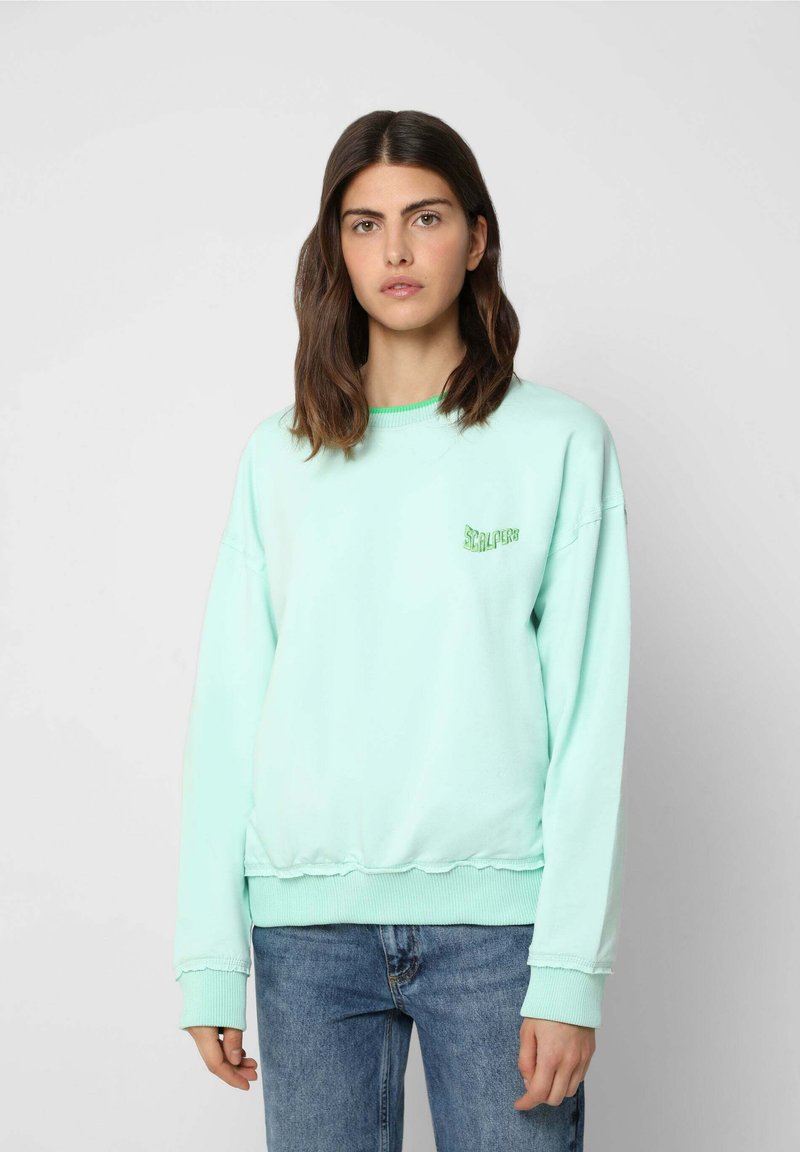 Scalpers Sweatshirt - light green/hellgrün - Zalando.de