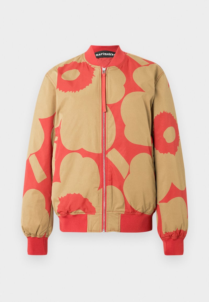 Marimekko BLOSSA - Bomber Jacket - red/brown/red - Zalando.co.uk