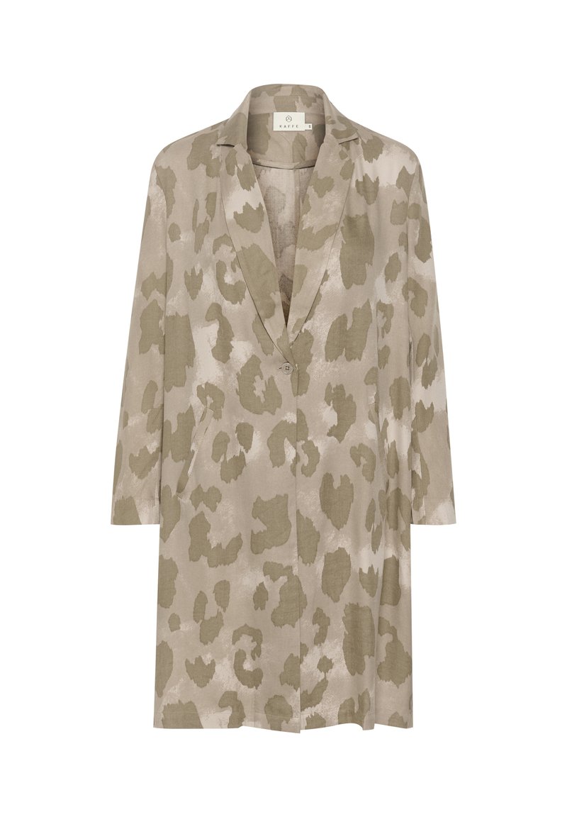Kaffe BPURSULA ABOVE KNEE LENGTH - Klassischer Mantel - sand toned big ...