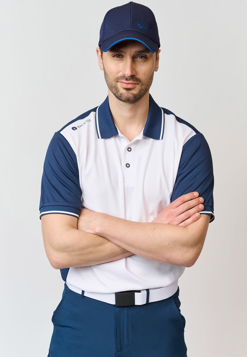 Backtee DOBBY - Polo - weiß/blanc - ZALANDO.FR