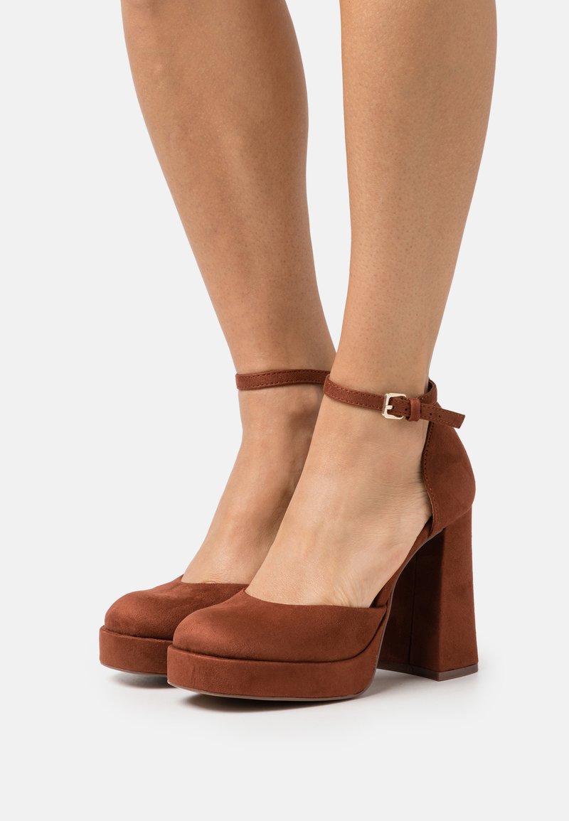 Call it Spring ANABELLE - Platform heels - dark brown - Zalando