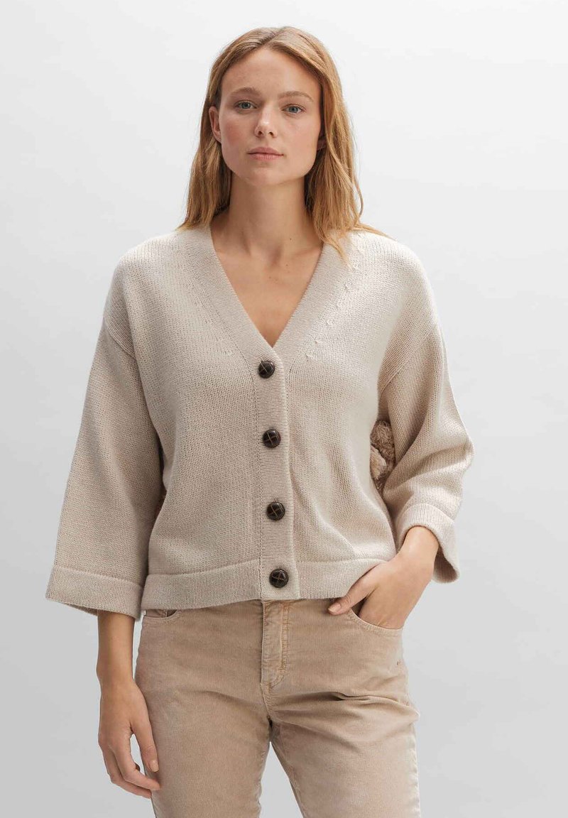 Opus DIFRANSI - Strickjacke - beige - Zalando.de