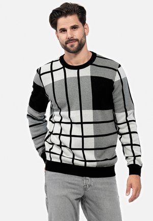 Key Largo MST SQUARE ROUND - Strickpullover - black/schwarz - Zalando.de