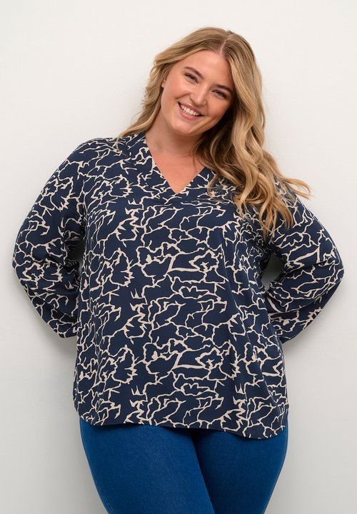 ONLY Carmakoma CARDAGNY LIFE - Blouse - dazzling blue/koningsblauw ...