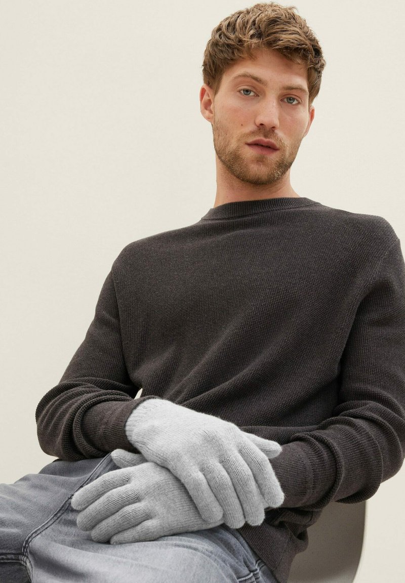 TOM TAILOR Fingerhandschuh - grey heather melange/grau - Zalando.de
