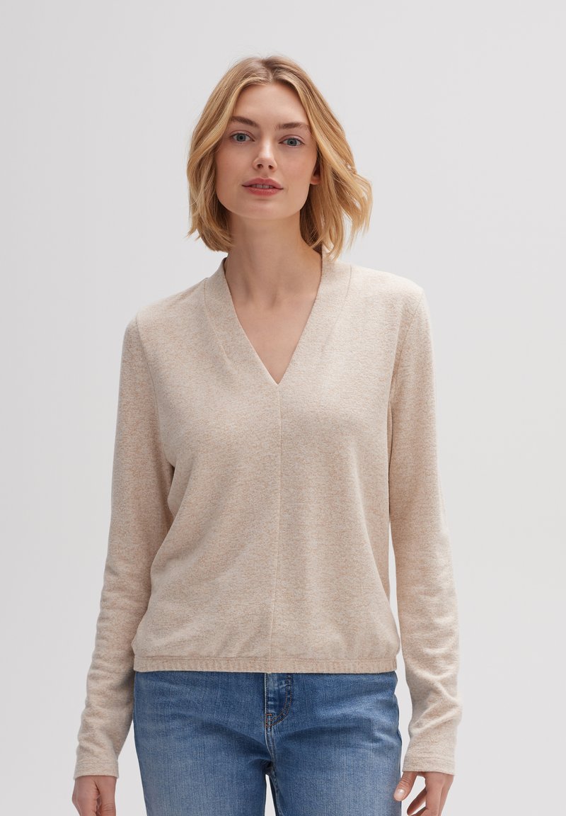 Opus SANINA - Strickpullover - sweet almond/beige - Zalando.at