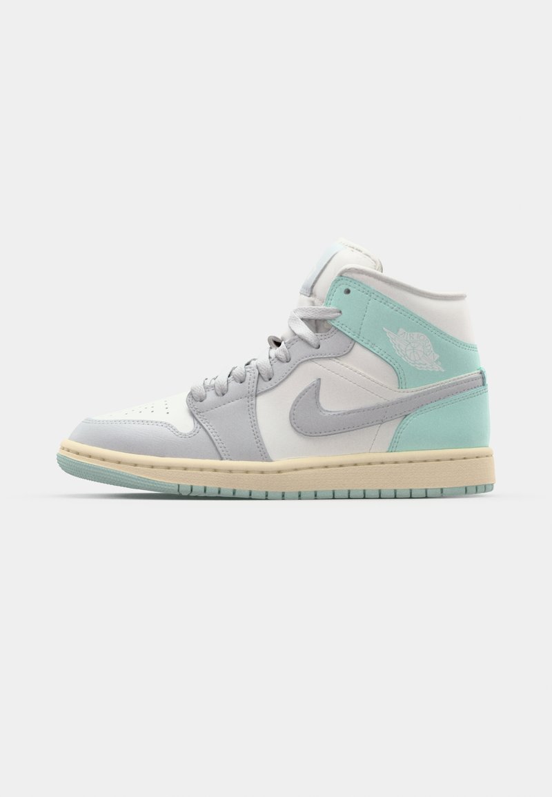 Jordan AIR JORDAN 1 MID - Zapatillas altas - sail/neutral grey/igloo ...