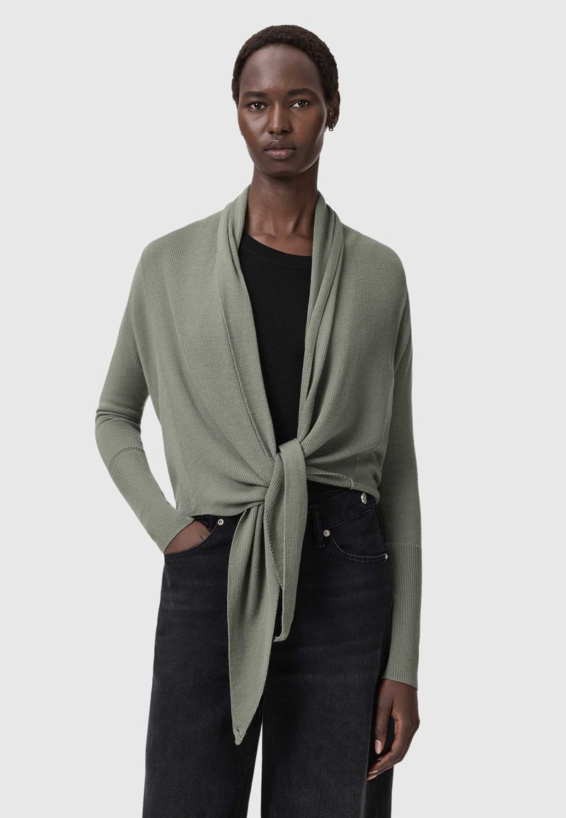 AllSaints WASSON PIRATE - Cardigan - green/lysegrøn - Zalando.dk