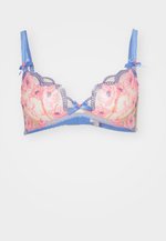 Agent Provocateur WINNETTE BRA - Underwired bra - blue/neon orange/blue ...
