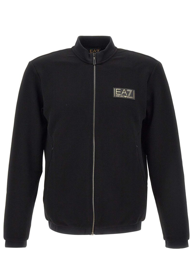 EA7 Emporio Armani Sudadera con cremallera - black/negro - Zalando.es