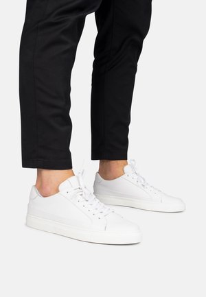 PS POELMAN MIKE - Sneakers laag - white with orange combination/wit ...