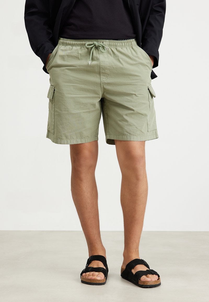 Mads Nørgaard RIPSTOP CARGO - Shorts - sea spray/green - Zalando.ie