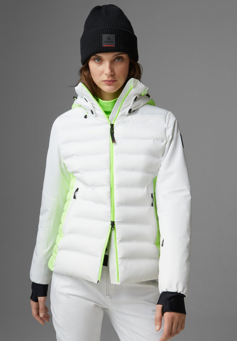 Bogner Fire + Ice JANKA - Winter jacket - weiß lime/white - Zalando.ie