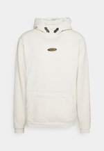 Quiksilver BIG LOGO TECH HOODIE - Fleecetrøjer - nimbus cloud/hvid ...