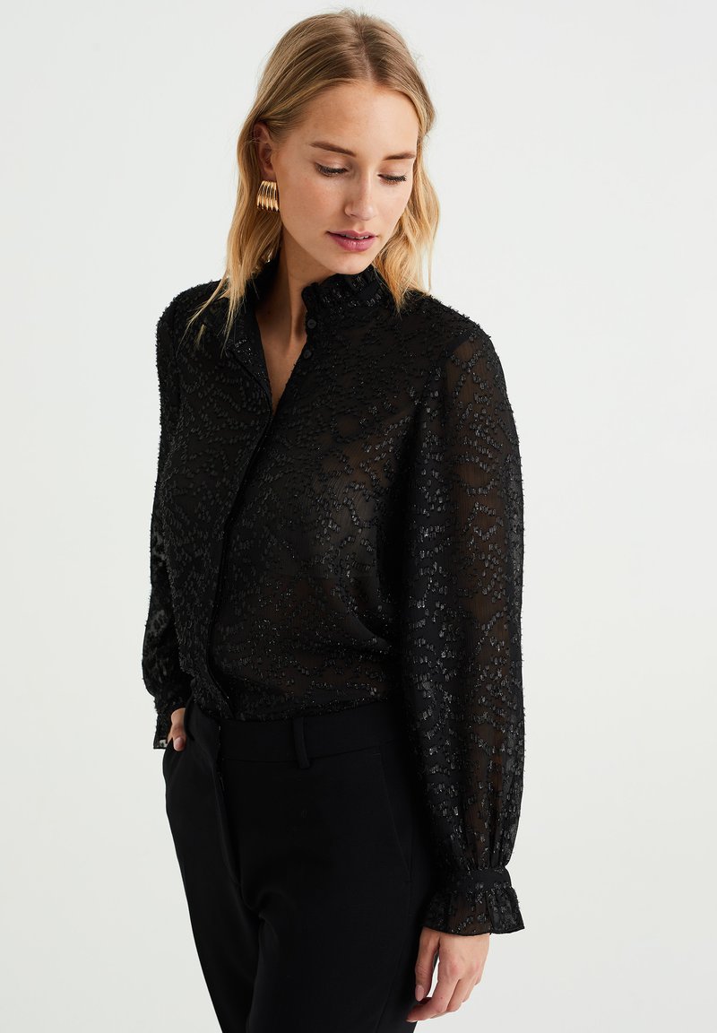 WE Fashion Hemdbluse - black/schwarz - Zalando.ch