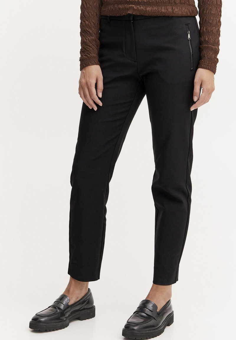 PULZ PZBINDY HW PANT - Pantalones - black beauty/negro - Zalando.es