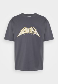 Vertere Berlin UNISEX - Triko s potiskem - vintage black/skvrnitě černá ...