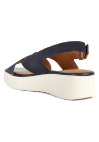 Geox D LAUDARA - Sandalias con plataforma - navy/azul marino - Zalando.es