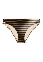 OYSHO STRIPE CLASSIC - Bas de bikini - black/noir - ZALANDO.CH