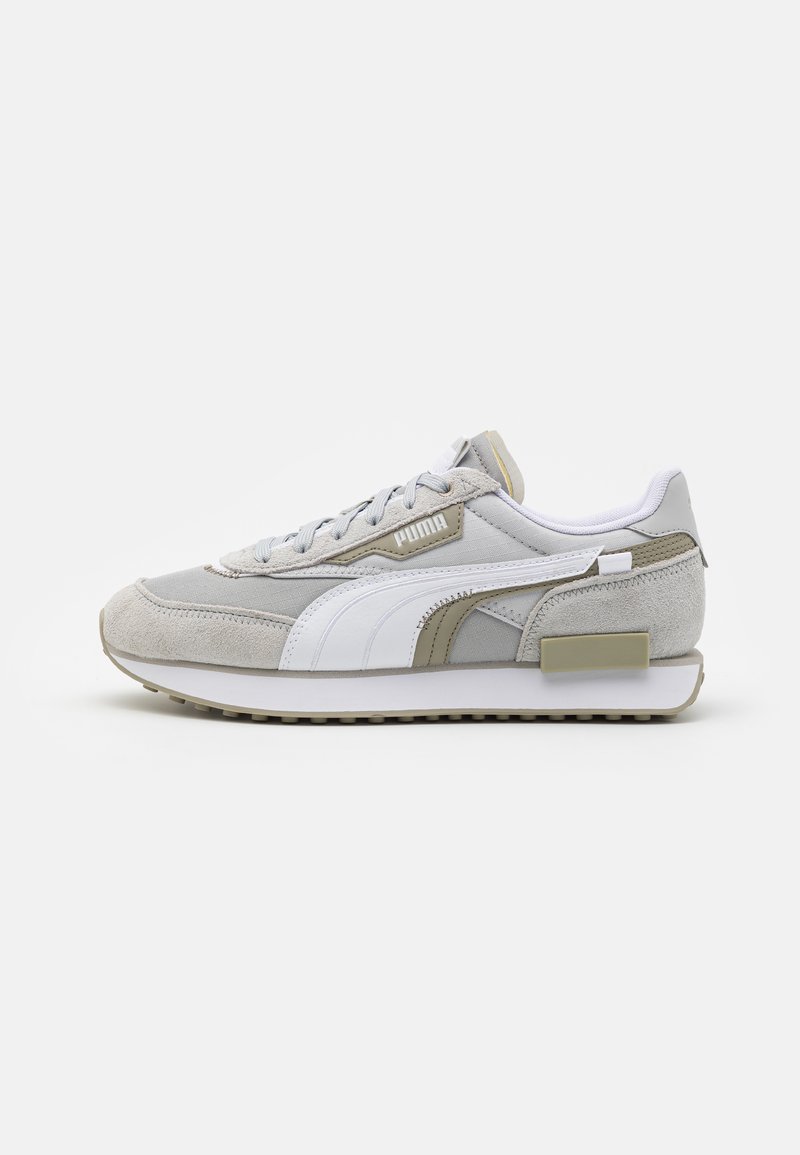 Puma FUTURE RIDER DISPLACED UNISEX - Edzőcipő - birch tree/white/bézs ...