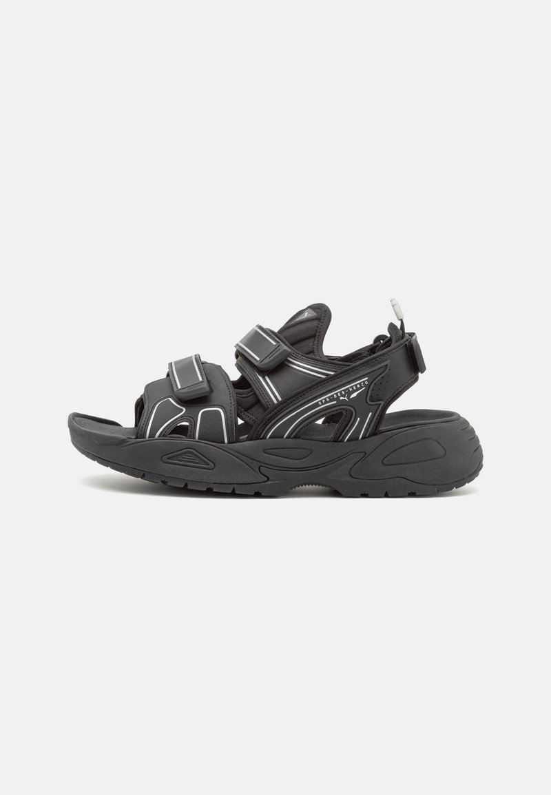 Puma TRAEK UNISEX - Outdoorsandalen - black/puma/zwart - Zalando.nl