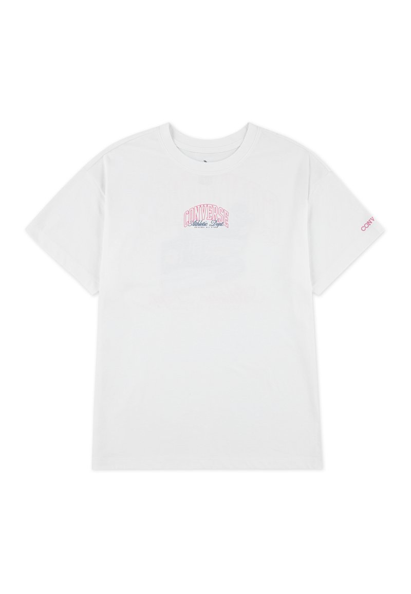 Converse CHUCK TAYLOR BOYFRIEND - T-shirt con stampa - white/bianco ...