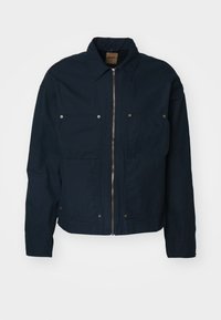 GAP CARPENTER ZIP - Summer jacket - dark blue/black - Zalando