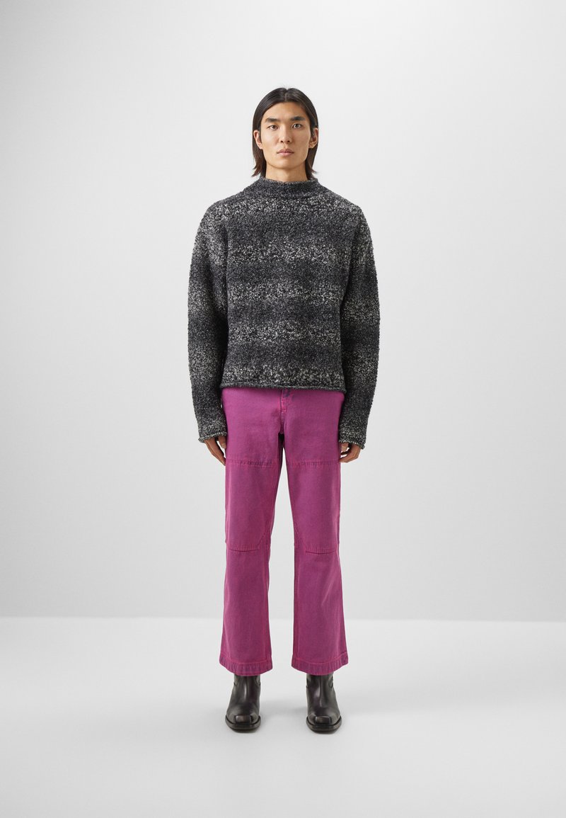 AGR BOUCLE UNISEX - Strikkegenser - black/svart - Zalando.no