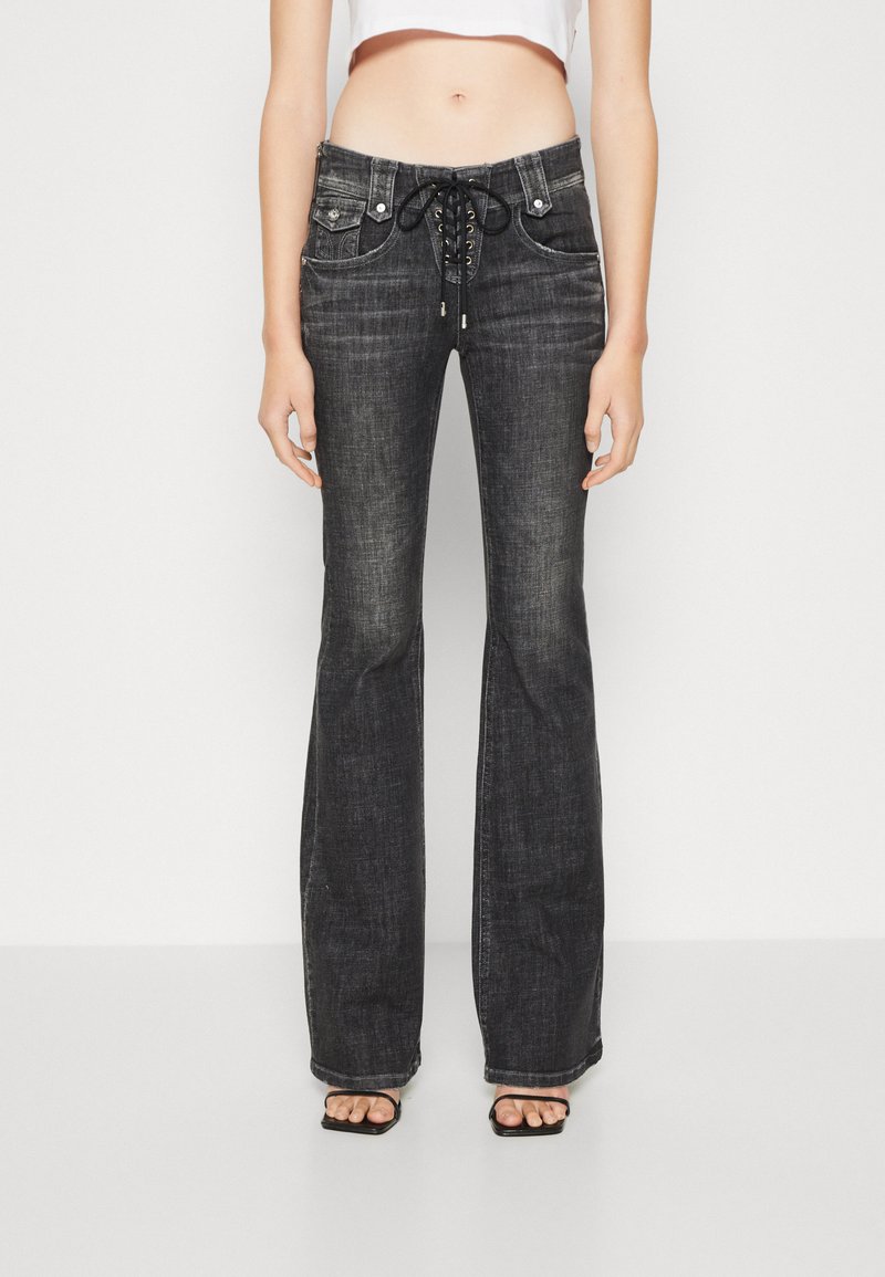 Miss Sixty Flared Jeans - black fog/zwart - Zalando.be