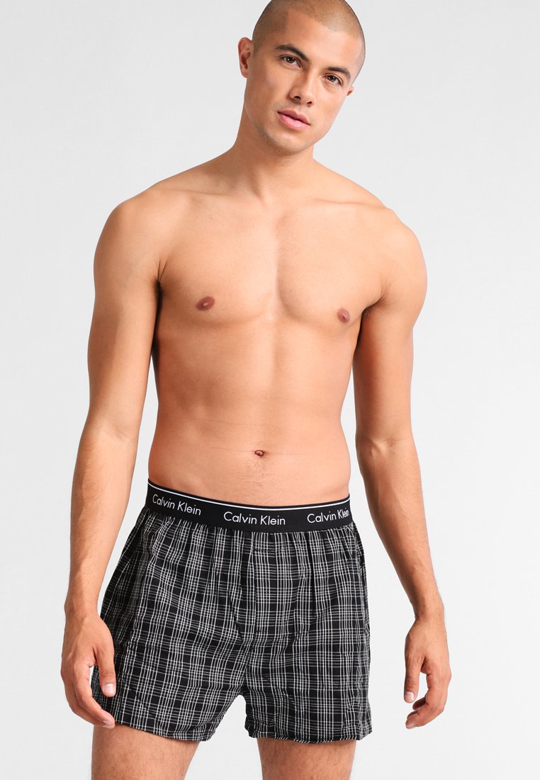 Calvin Klein Underwear 2 PACK - Boxers - breslin plaid/gallagher/negro ...