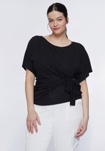 Fiorella Rubino Print T-shirt - nero/black - Zalando