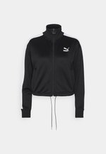 Puma CROP TRACK JACKET - Trainingsjacke - black/schwarz - Zalando.ch
