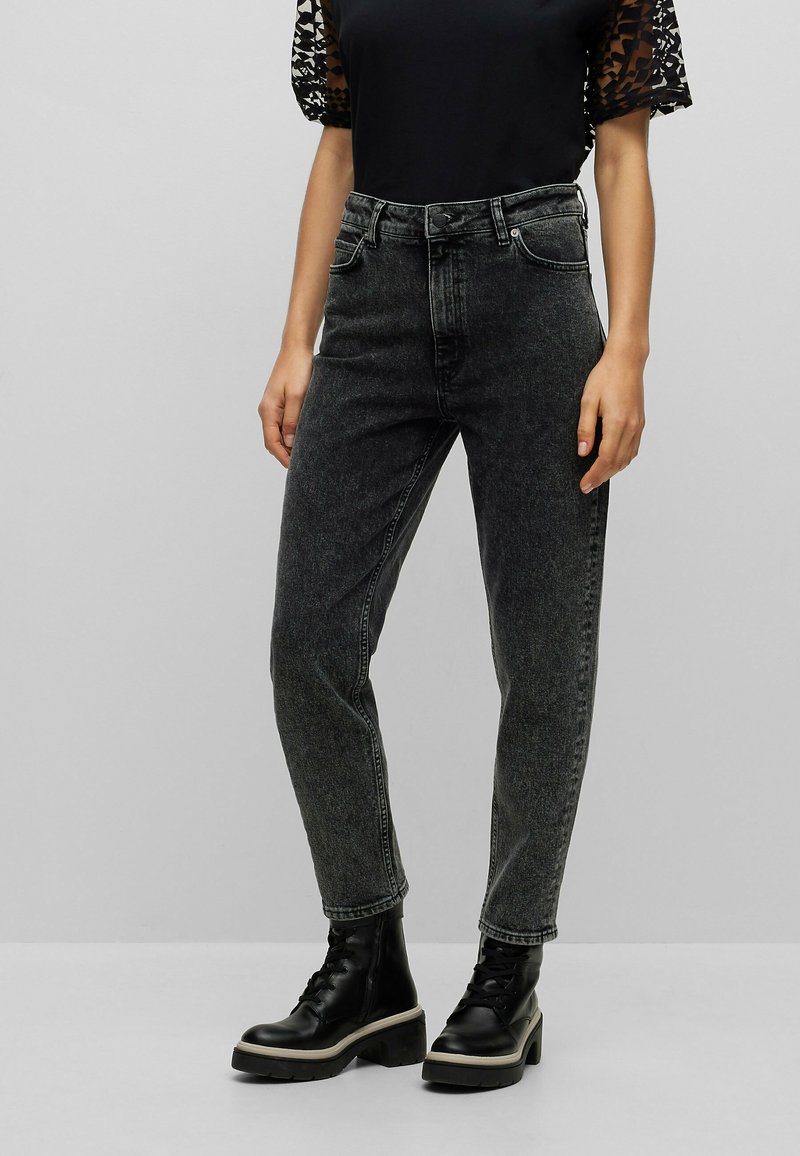 BOSS RUTH BC - Jeans Tapered Fit - charcoal one/anthracite - Zalando.de