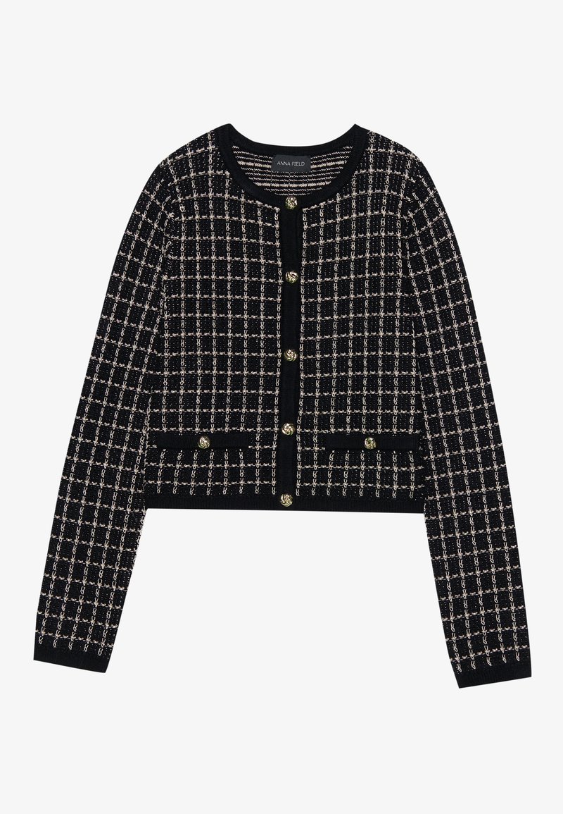 Anna Field Cardigan - black,gold/black - Zalando.co.uk