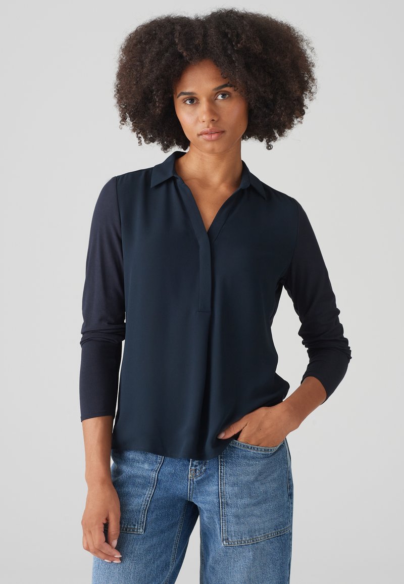 Opus FRERA - Blouse - coal blue/blue - Zalando