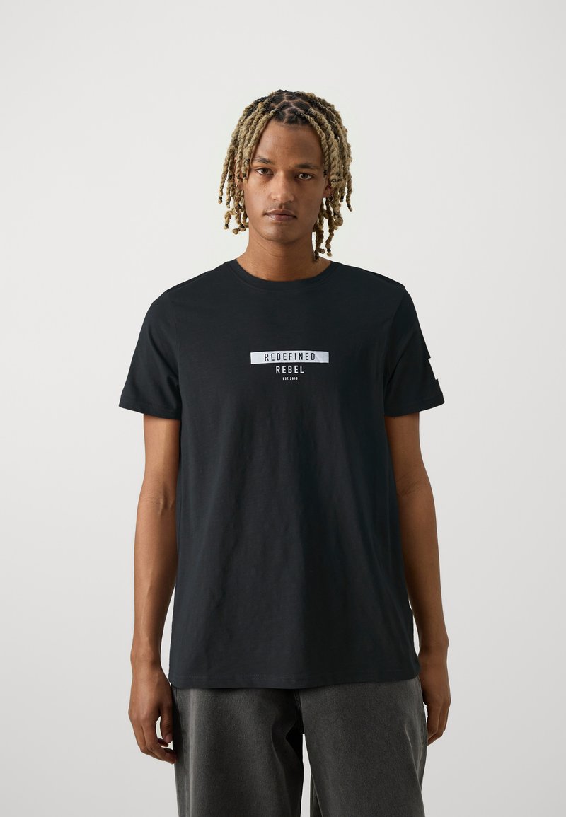 Redefined Rebel TEE - Printtipaita - black/musta - Zalando.fi