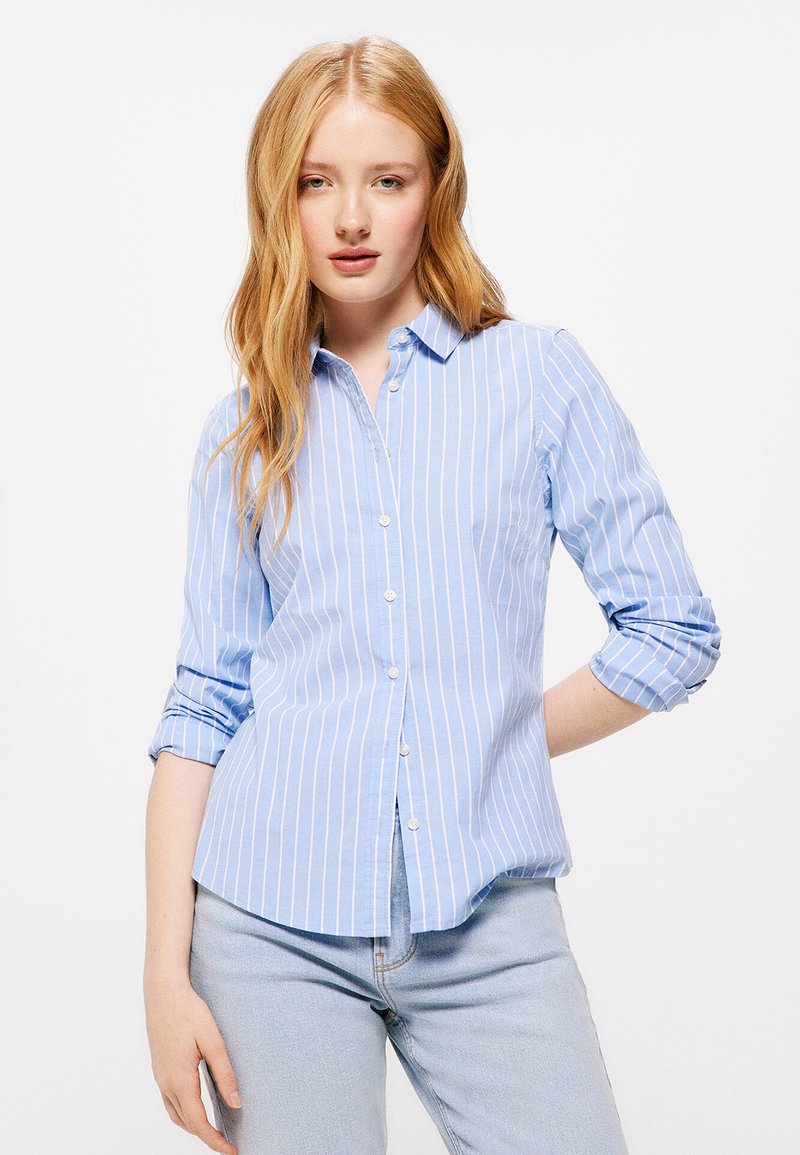 Springfield Overhemdblouse - blue/blauw - Zalando.be