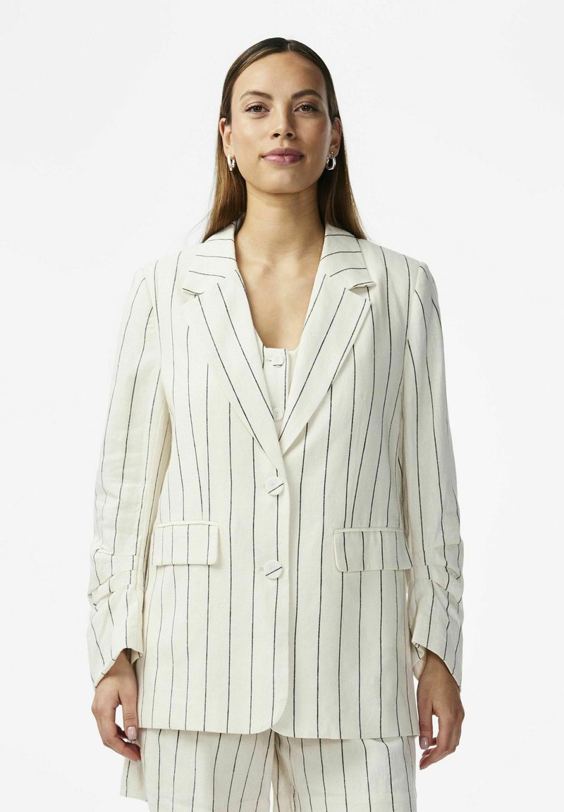 YAS Halflange jas - star white/wit - Zalando.be