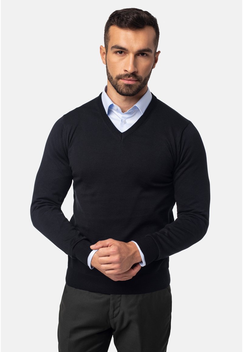 Recman Sweter/czarny - Zalando.pl