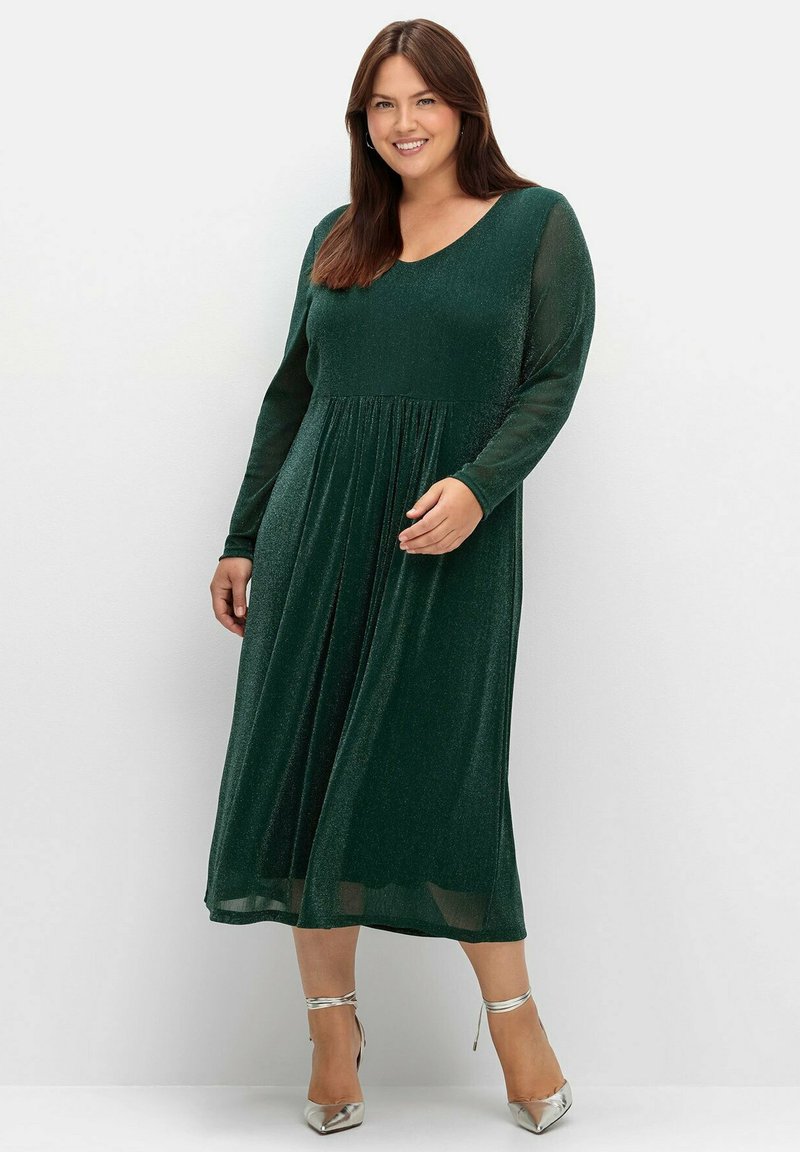 Sheego Day dress - tiefgrün/dark green - Zalando