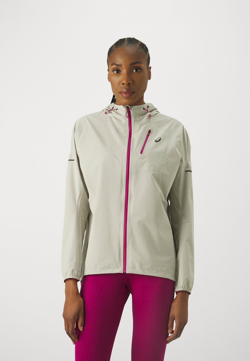 ASICS FUJITRAIL WATERPROOF JACKET - Impermeable - birch/beige - Zalando.es