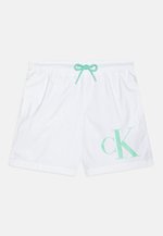 Calvin Klein Swimwear MEDIUM DRAWSTRING - Plavky - classic white/bílá ...