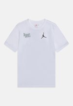 Jordan WAVY MOTION JUMPMAN UNISEX - T-shirts med print - white/hvit ...