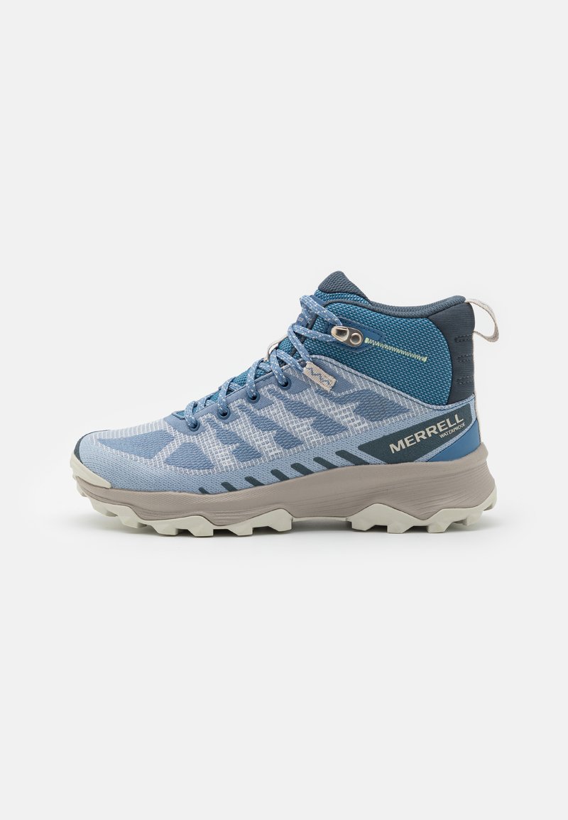 Merrell SPEED ECO MID WP - Hiking shoes - blue - Zalando.ie